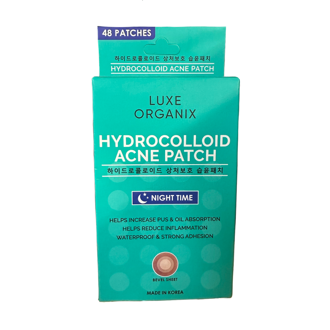 KMB Shopee NZ - Luxe Organix Hydrocolloid Acne Patch Night time